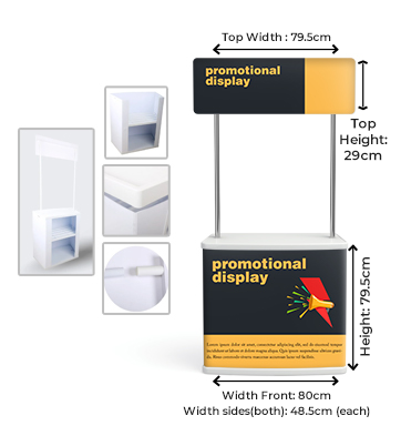 Exhibition Promotion Counter - Printed Today