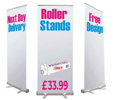 Roller Banner Printing - Get High Quality Printing Services at 25% Off