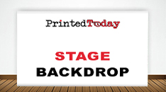 Backdrop Banner Printing - Printed Today