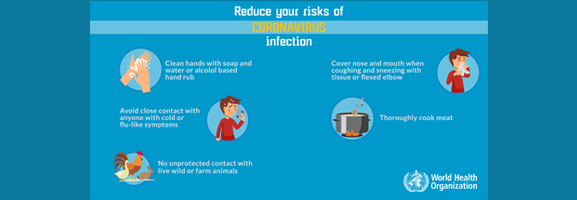 Reduce Risk of Corona Virus Banner - Printed TodayPrinted Today