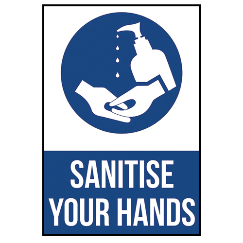 SANITISE YOUR HANDS - Printed Today - 72 Hours Home Delivery