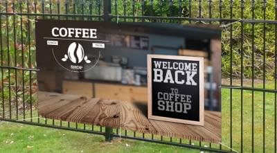 Welcome Back To Coffee Shop - Printed Today
