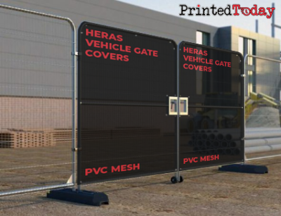 HERAS VEHICLE GATE BANNERS – PVC MESH - Printed Today