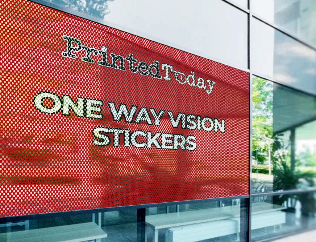ONE WAY VISIONPrinted Today
