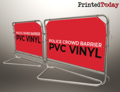 POLICE CROWD BARRIER COVERS & BANNERS – PVC VINYL - Printed ...