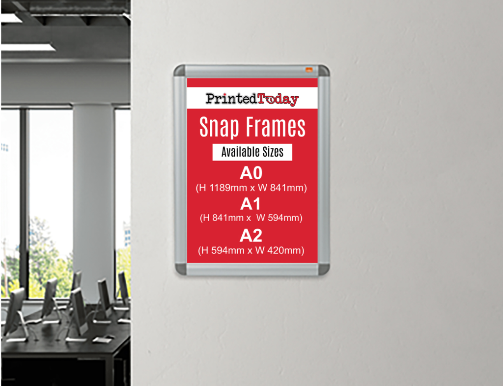 Aluminium Snap Poster Frame - Printed TodayPrinted Today