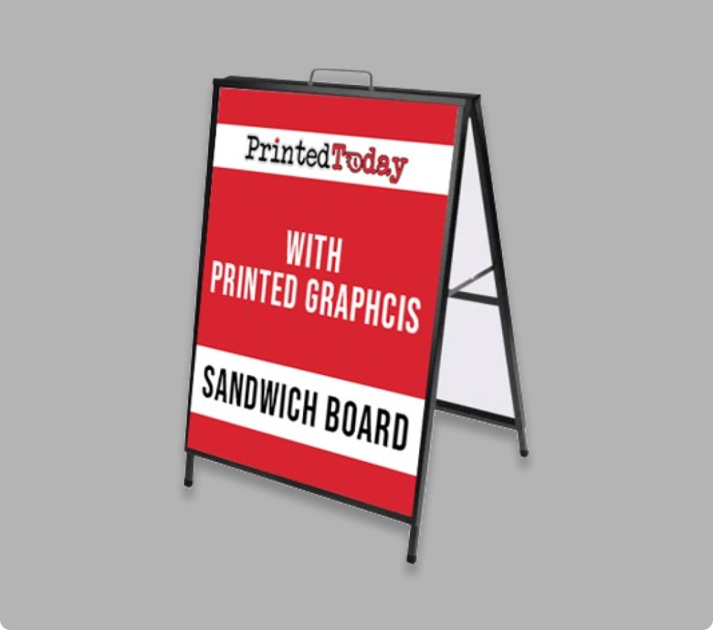 Sandwich A Frame Pavement Sign Board 900mm x 600mm - Printed ...