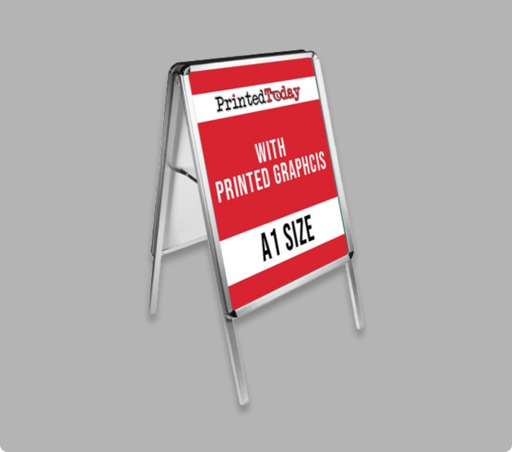 A1 Pavement A Frame Sign Board - Printed TodayPrinted Today