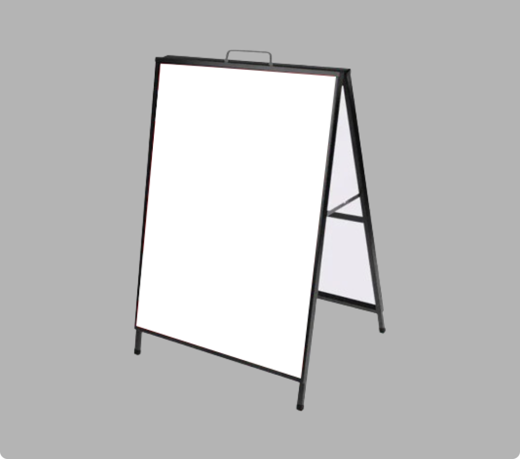 A Frame Pavement Sign Board - Printed Today