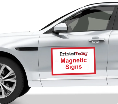 Magnetic Car Signs - Printed TodayPrinted Today