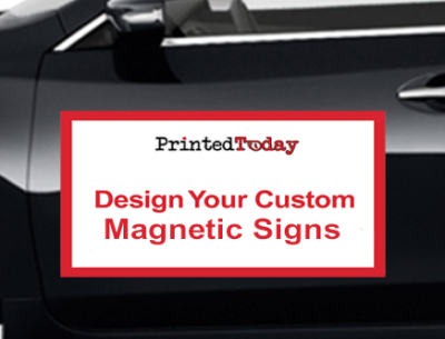 Magnetic Car Signs - Printed TodayPrinted Today