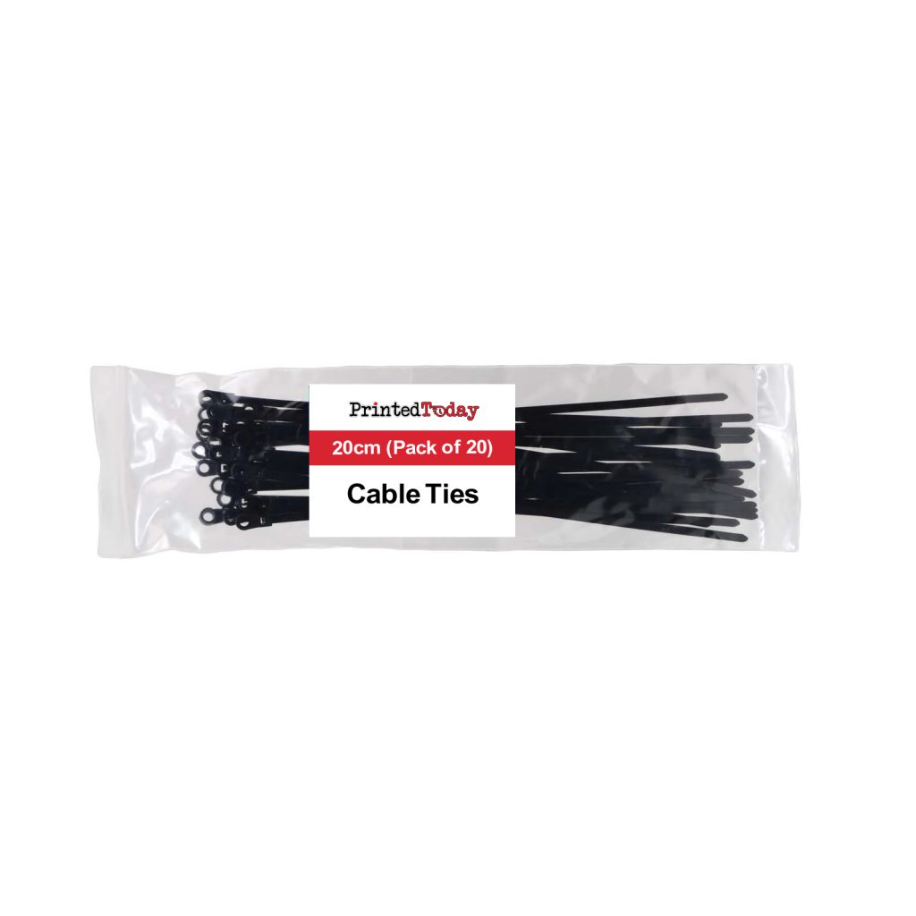 Cable Ties - Printed Today