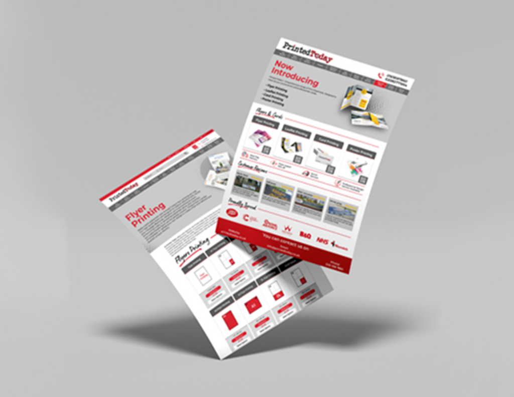 Flyer Printing Edinburgh, ScotlandPrinted Today