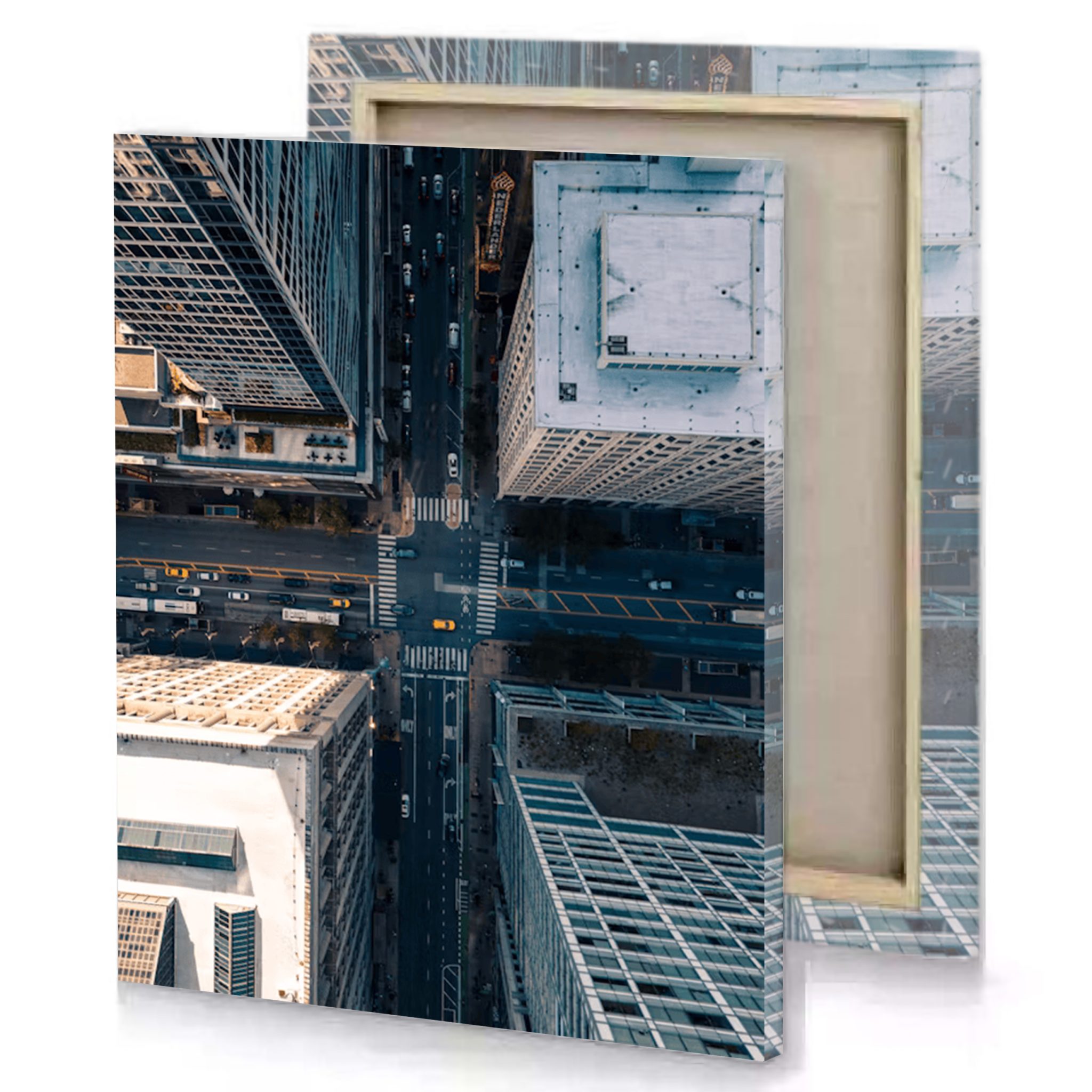 Manhattan Building Street View Canvas - Printed TodayPrinted Today