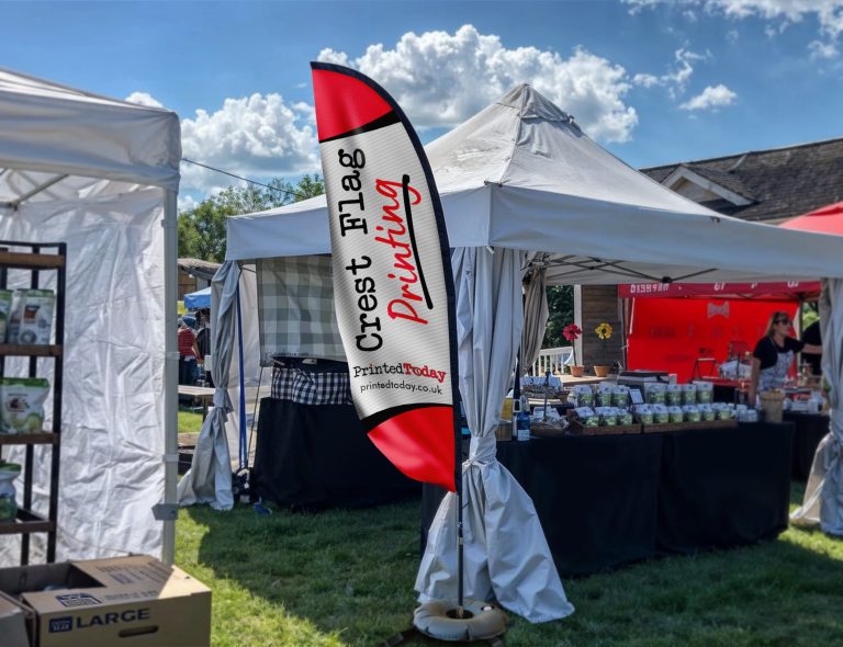 Crest Flags - Printed Today