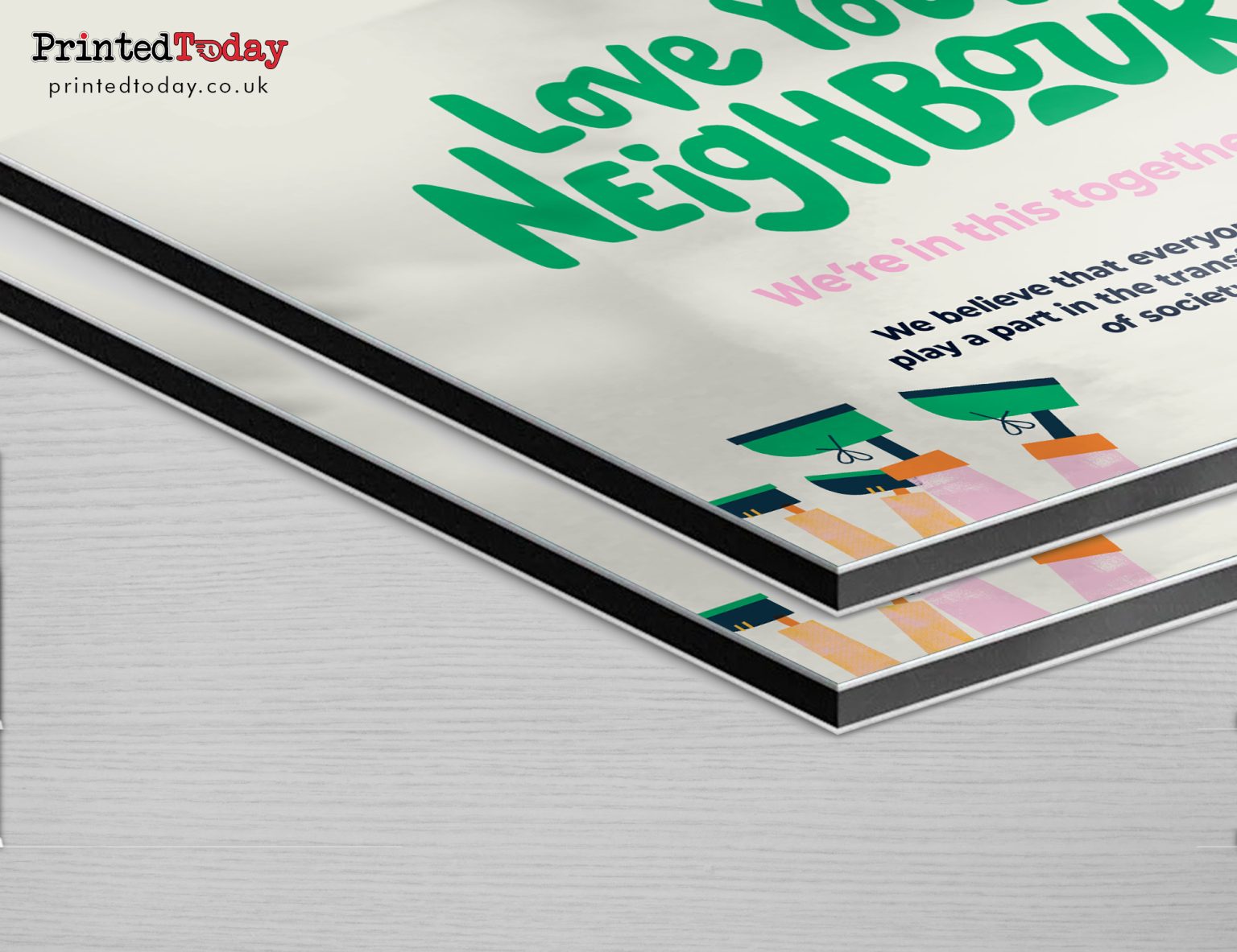 Montessori Anti-Graffiti Laminated Wayfinding & Directional Signs ...