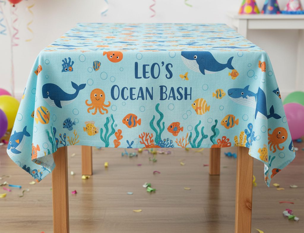 Custom Printed Children's Party Tablecloths & Covers - Printed ...
