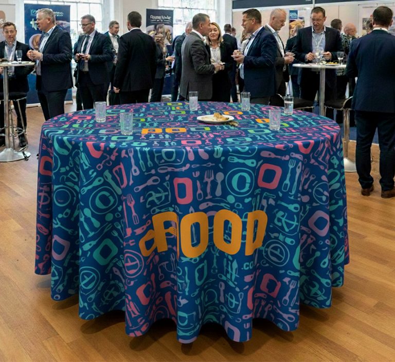 Personalised Printed Food & Drink Brand Tablecloths & Covers - Printed ...