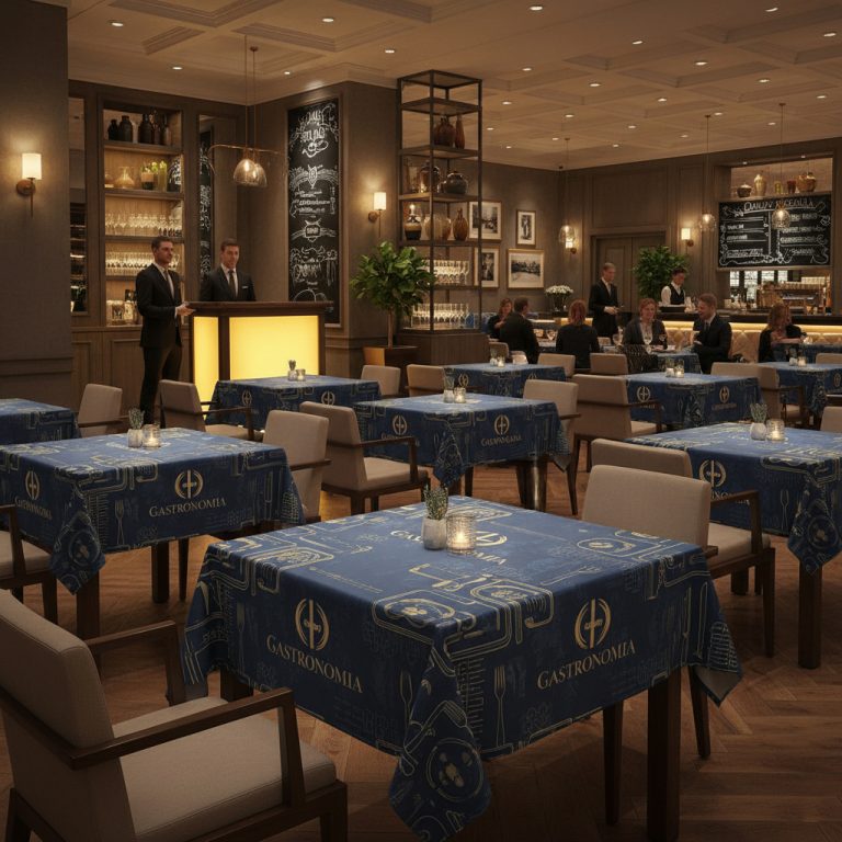 Personalised Printed Hospitality Venue Tablecloths & Covers - Printed ...