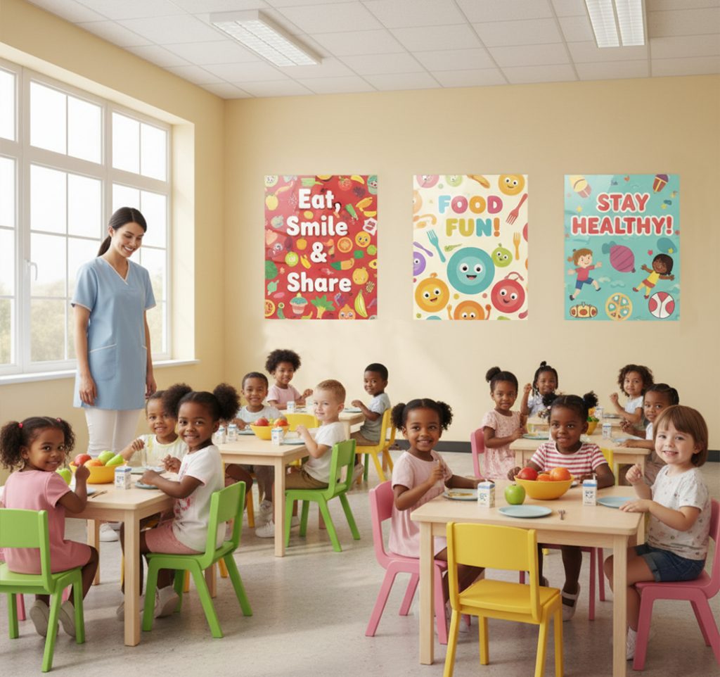 Nursery Cafeteria Poster Printing - Printed Today
