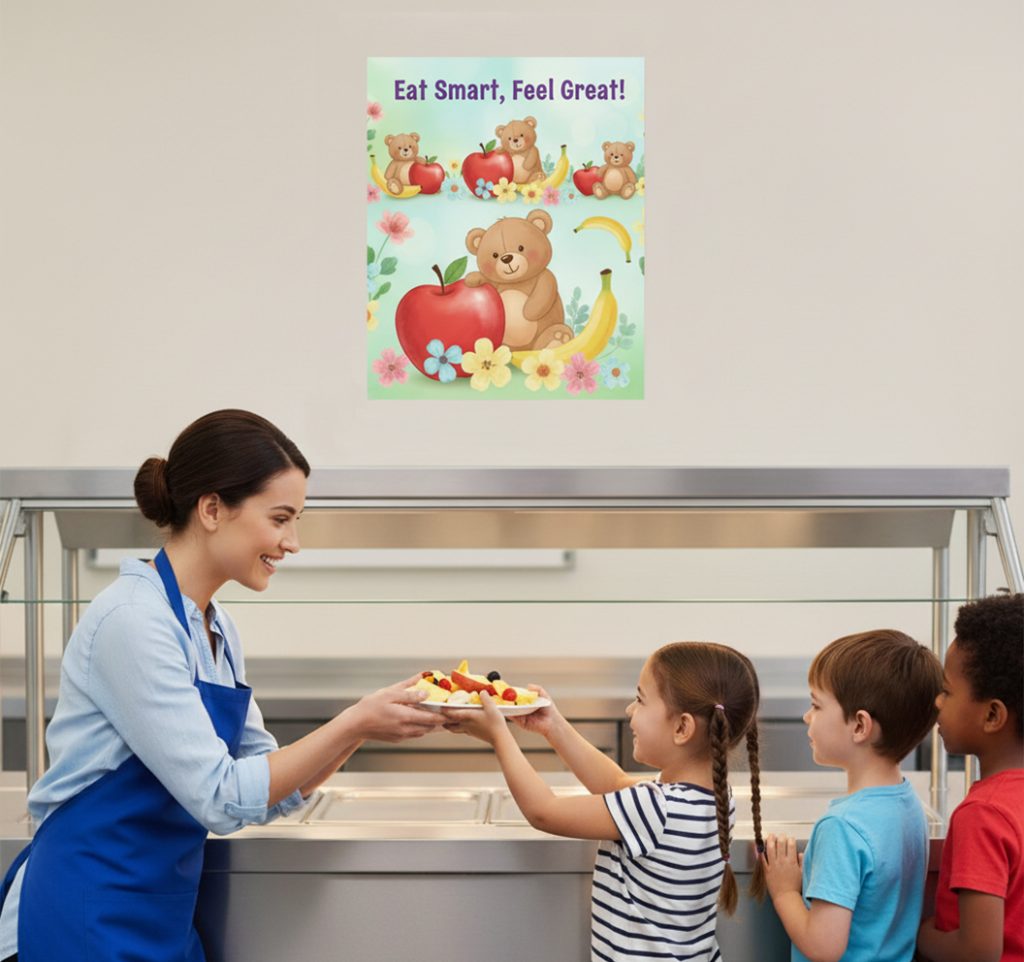 Nursery Cafeteria Poster Printing - Printed Today