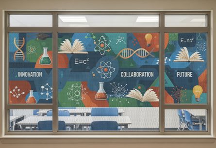 Kindergarten Classroom Window Graphics - Printed TodayPrinted Today
