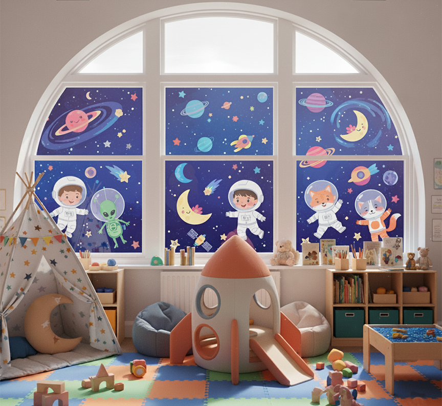Nursery Play Area Window Graphics Printing - Printed Today
