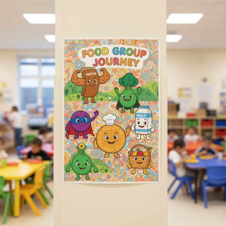 Preschool Cafeteria Poster Printing - Printed TodayPrinted Today