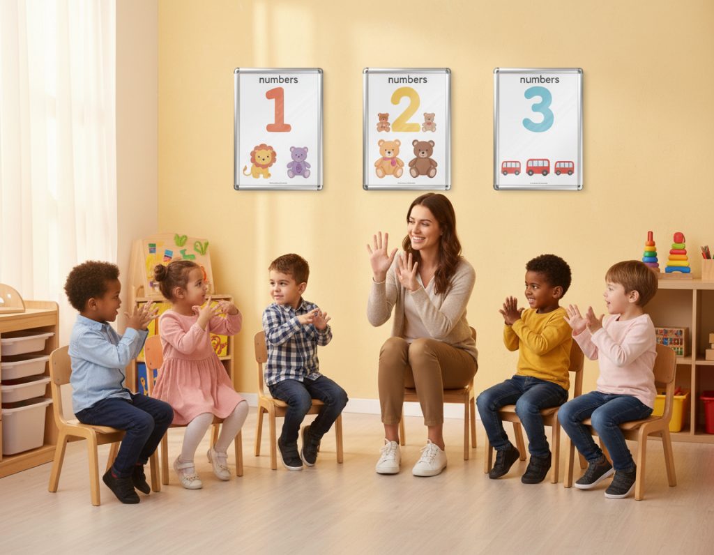 Kindergarten Classroom Snap Poster Frames - Printed Today
