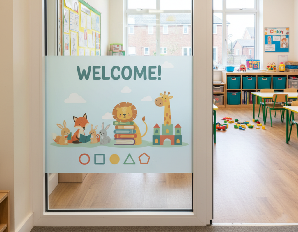 Preschool Classroom Window Graphics - Printed TodayPrinted Today