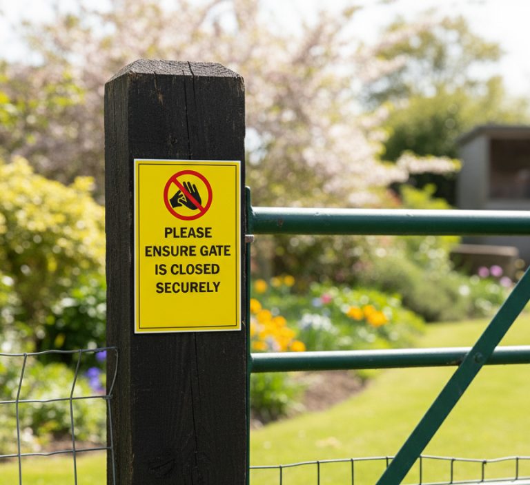 Preschool Gate Safety Signs Printing - Printed TodayPrinted Today