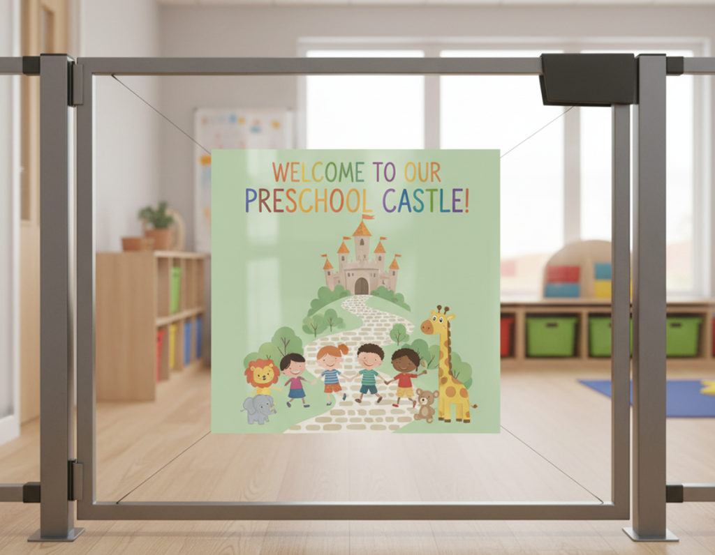 Preschool Entrance Window Graphics Printing - Printed TodayPrinted Today