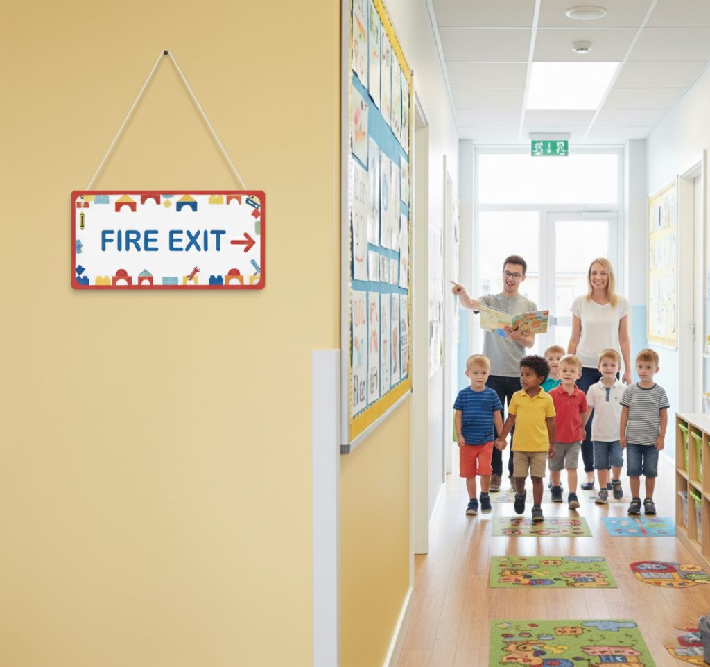 Preschool Staff & Administration Safety Signs Printing - Printed Today