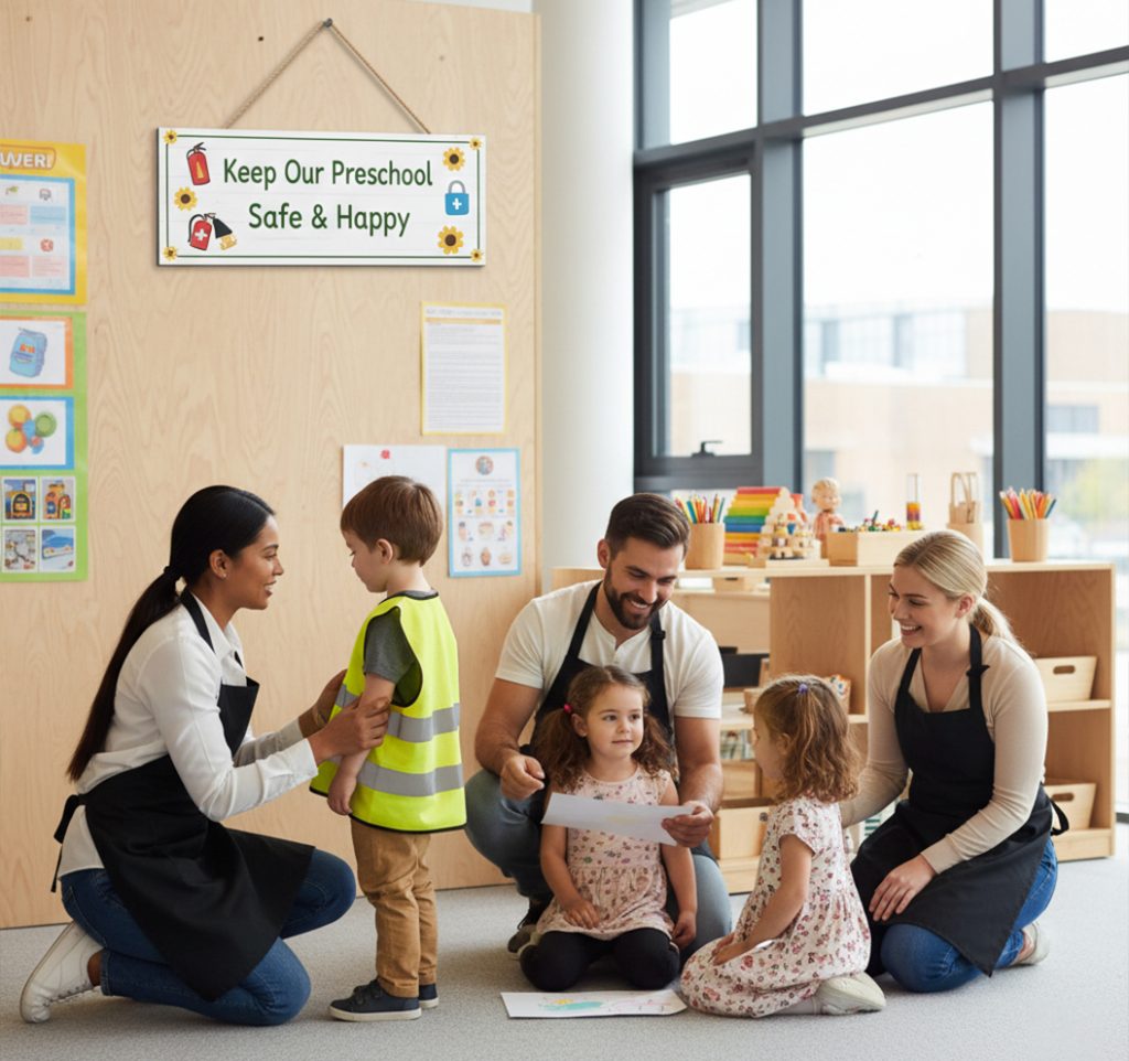 Preschool Staff & Administration Safety Signs Printing - Printed Today