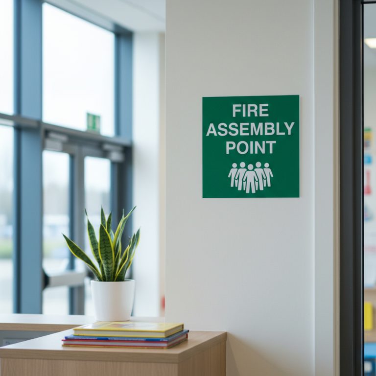 Preschool Reception Safety & Wayfinding Signs Printing - Printed Today