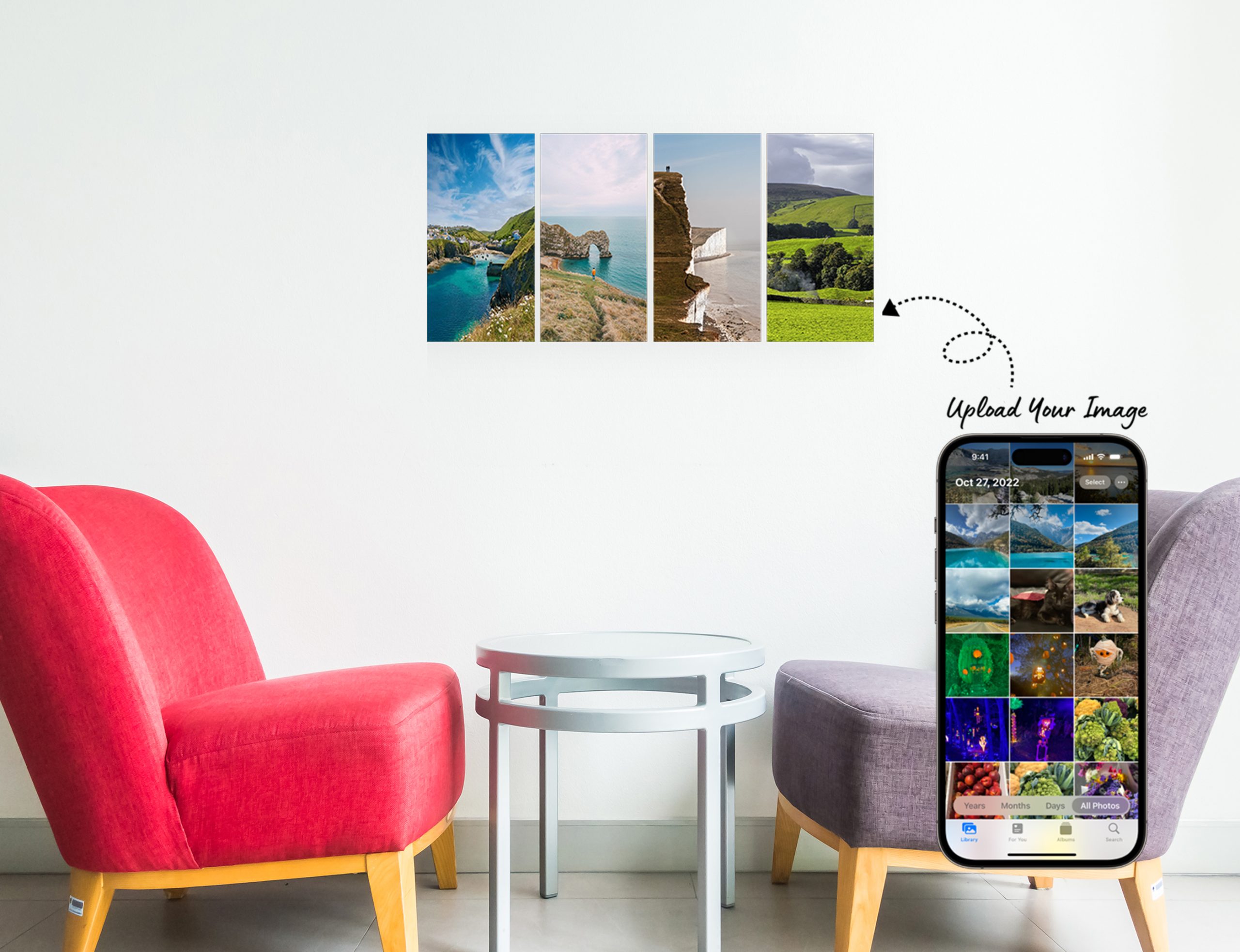 Panoramic Split Canvas Prints - Printed Today