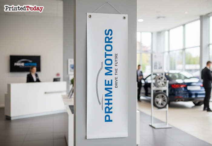 Vertical Vinyl Banners - Printed Today