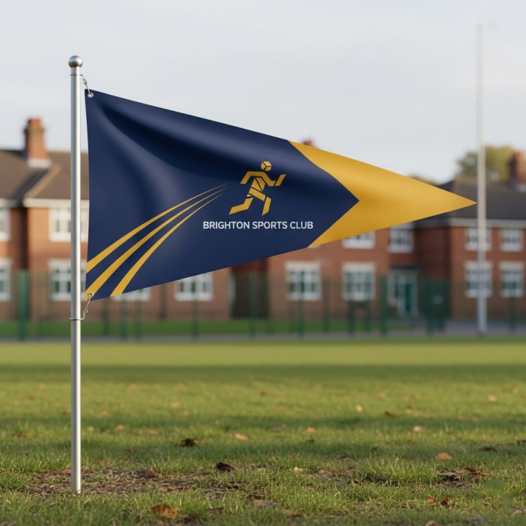 Custom Pointed Flags - Printed Today