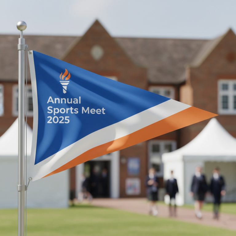 Custom Pointed Flags - Printed Today