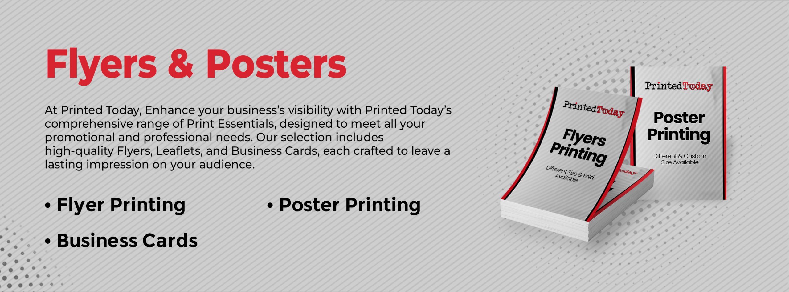 Flyers & Posters - Printed Today