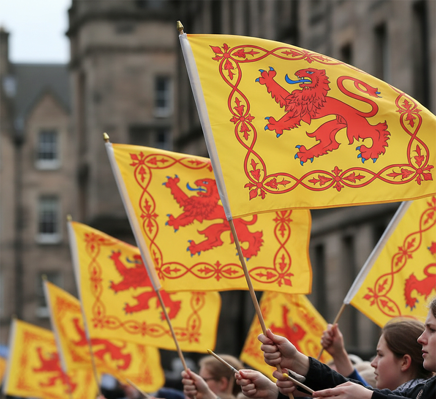 Parade Hand Waving Flag Printing - Printed Today