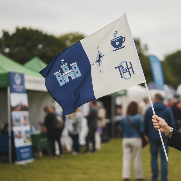 Tourism & Hospitality Events Hand Waving Flag Printing - Printed Today
